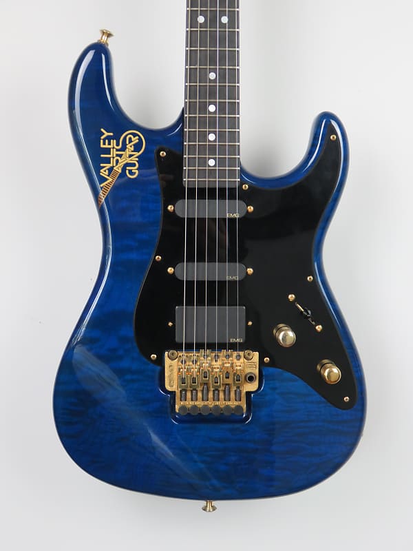 Valley Arts Custom Pro 1990 - Trans Blue. Pre-Samick, | Reverb
