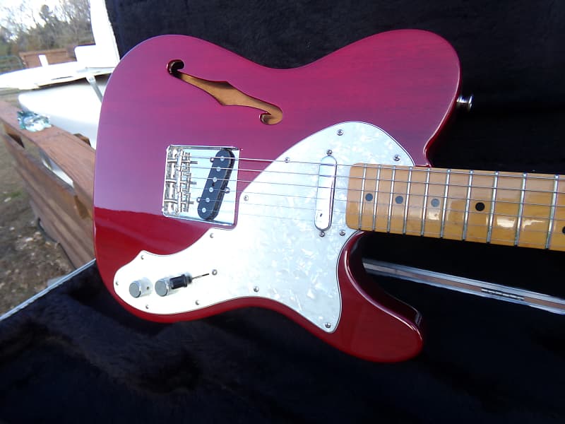 2003 Fender '69 Vintage Thinline Telecaster FSR - cherry red, | Reverb