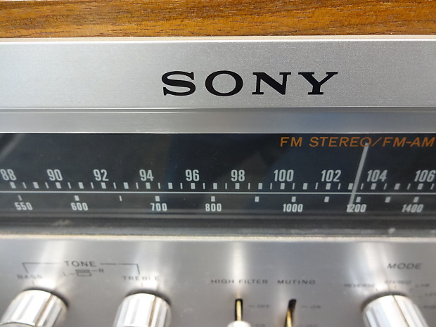 Sony STR-7045 Home solid state AM FM stereo receiver Silver | Reverb