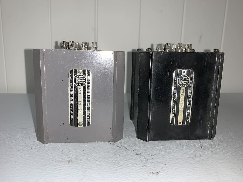 Pair of UTC LS-21 Input Transformers Audio "Linear Standard" | Reverb