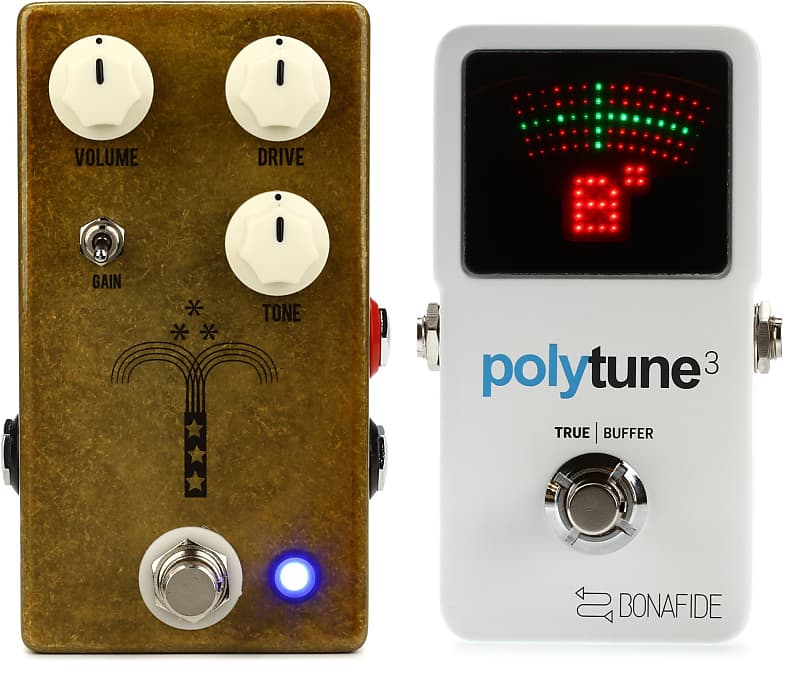 JHS Morning Glory V4 Transparent Overdrive Pedal Bundle with | Reverb