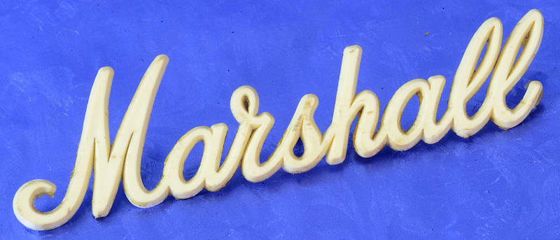 Original '60s Small Marshall Amp Logo | Reverb