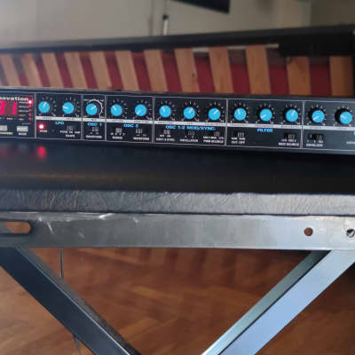 Novation Bass station rack analog 90's synth-Restored! | Reverb