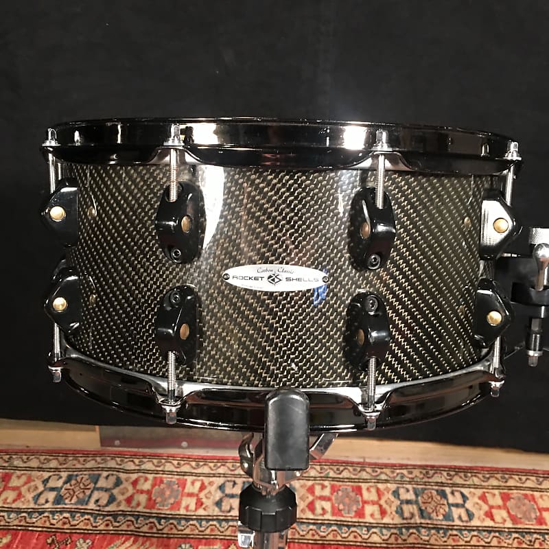 Rocket Shells Carbon Classic Carbon Fiber Snare Drum 14" x | Reverb