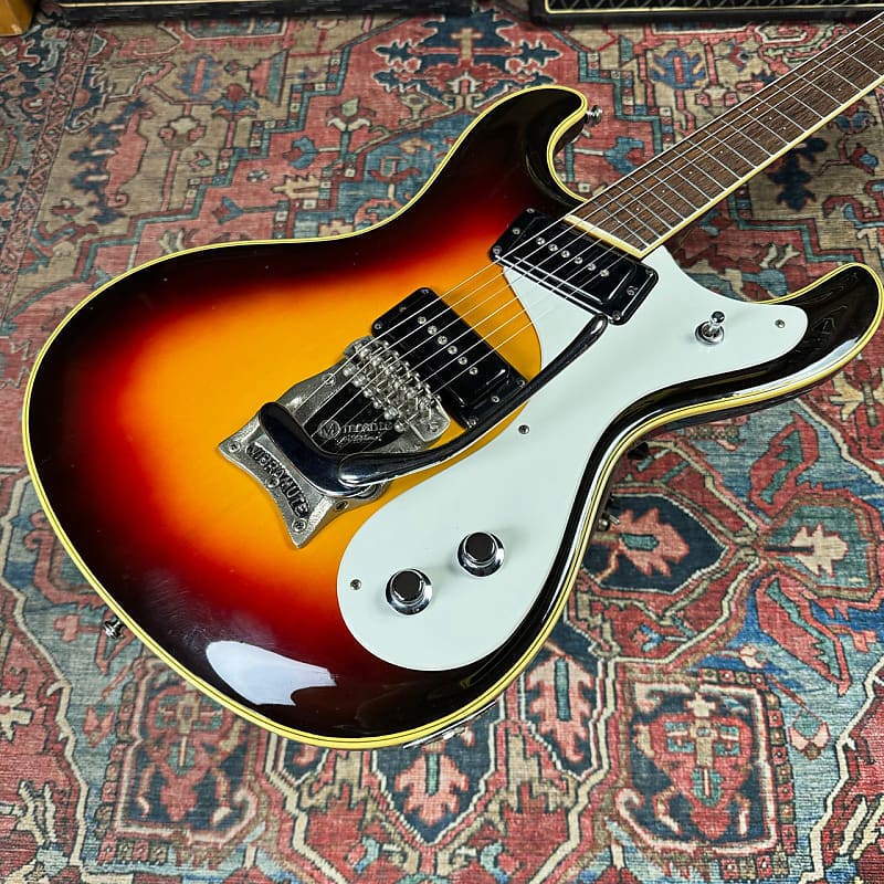 Mosrite “The Ventures” Super Custom 63 Sidejack Sunburst 1990 | Reverb