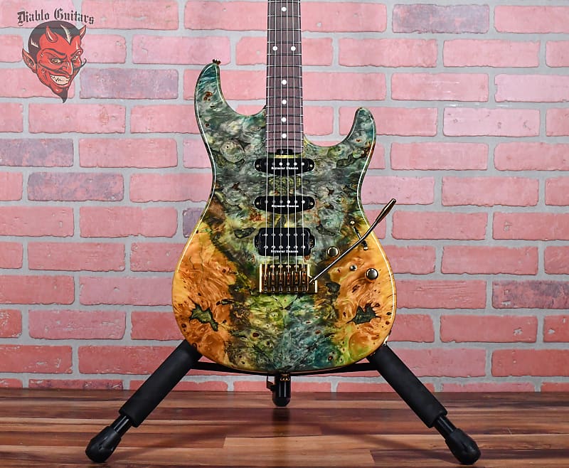 ESP S20-02 Snapper CTM Spot Model One of a Kind Buckeye Burl | Reverb