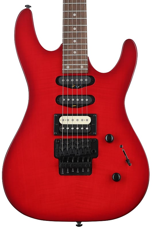 Kramer Striker Figured HSS Electric Guitar - Transparent Red | Reverb