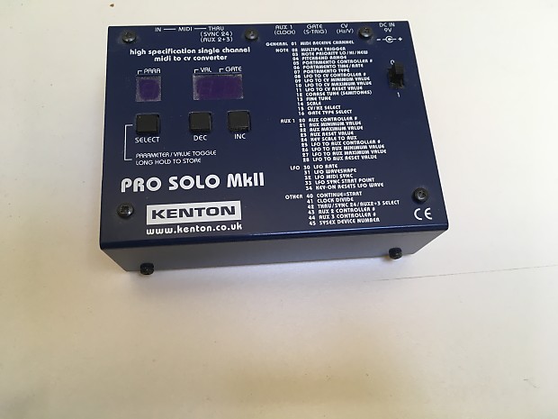 Kenton Pro Solo MK2 (MIDI CV Converter) | Reverb UK