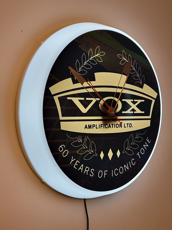 Vox Amplifiers Dealer Style Light Up Clock Killer Cool Man | Reverb