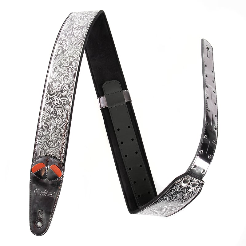 RightOn! Straps Mojo Revolver Titanium - Strap for Guitars | Reverb