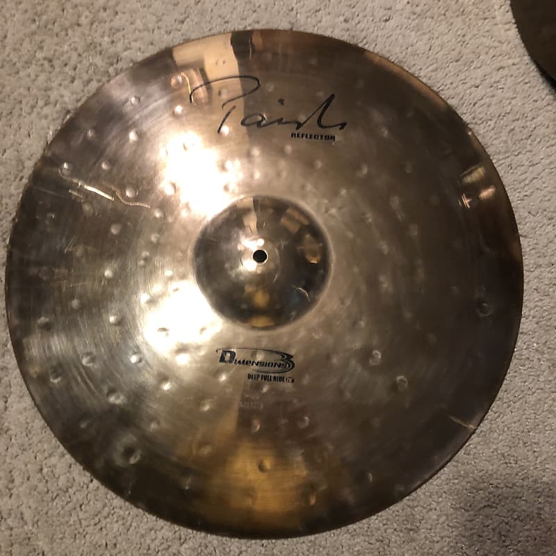 Paiste 20" Dimensions Reflector Deep Full Ride Cymbal Free | Reverb