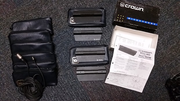 Crown PCC-160 - Black | Reverb