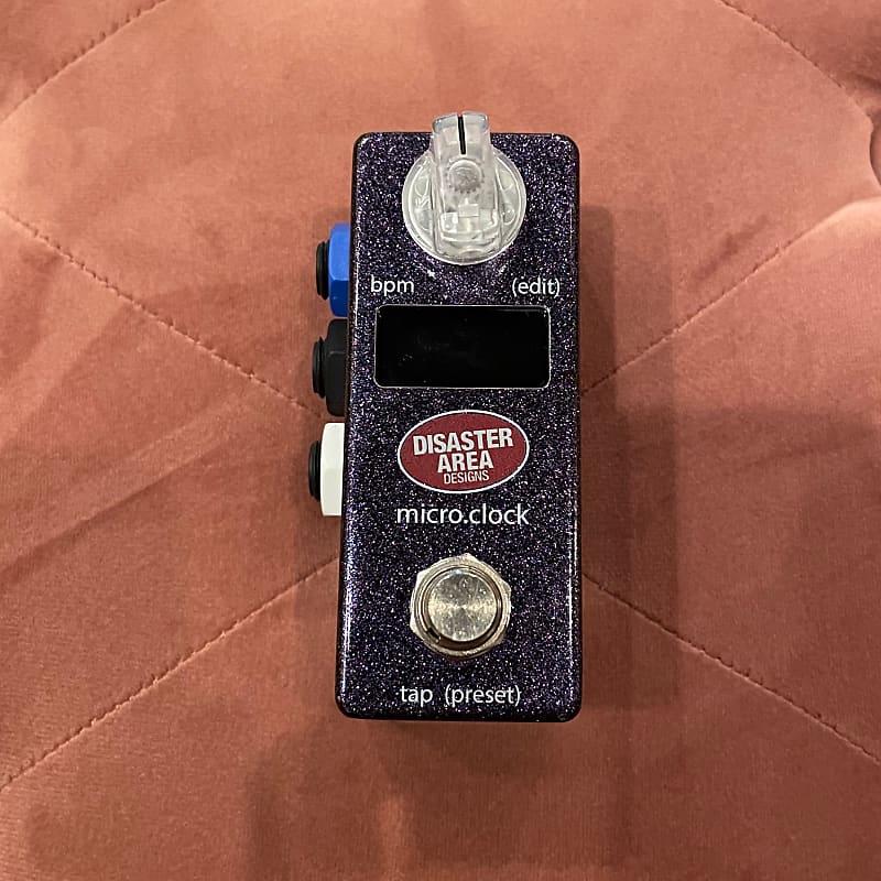 Disaster Area Designs Micro.clock Purple Sparkle | Reverb
