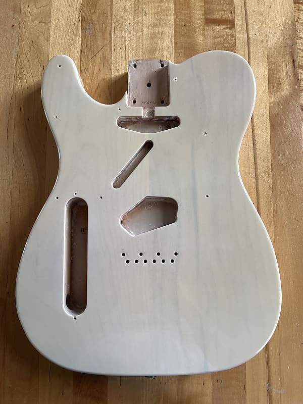 Unbranded Left Handed Telecaster Body Blonde | Reverb