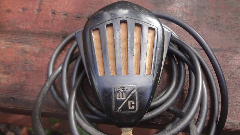 Webster- Chicago Handheld Tape Recorder Mic Hi-Z | Reverb