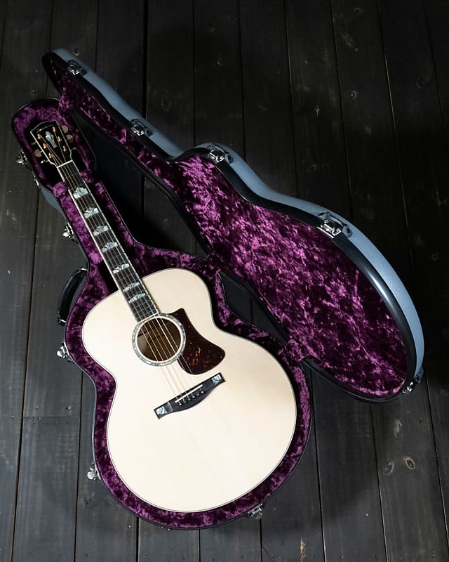 Calton Cases Super Jumbo Case, Fits J-200 Etc, Grey/Purple | Reverb