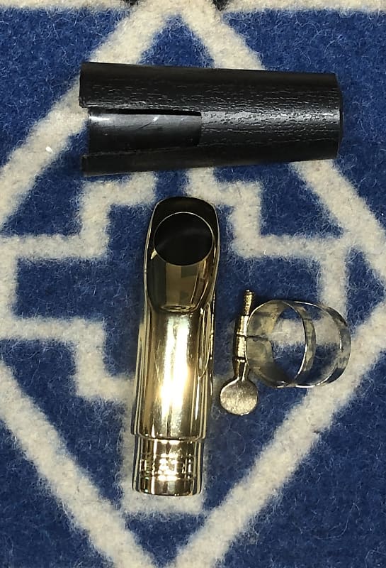 Bari Soprano Sax Mouthpiece #6 Gold Plated 18K Gold Plate | Reverb