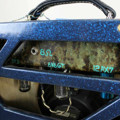 5F1 "Champ" Style Tube Guitar Amp Custom Kit Build - Blue | Reverb