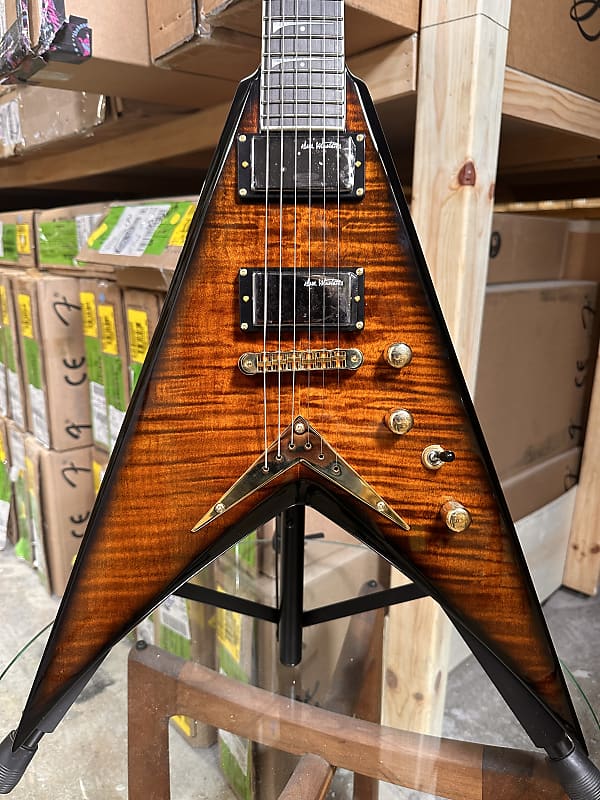 Dean Dave Mustaine VMNT Limited Edition Tiger Eye #60694 w/ | Reverb