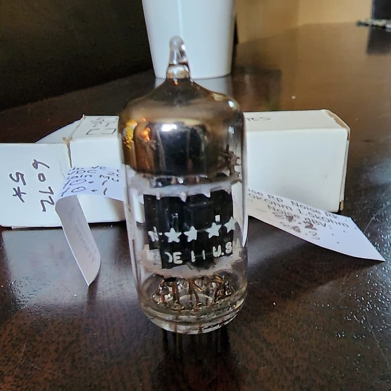 GE 5 Star 6072 Tube Mid 50s Black Plates Triple Mica [ ] | Reverb