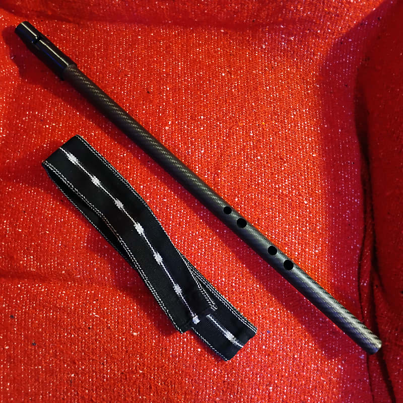 Erik The Flutemaker Egyptian Low Whistle Carbon Fiber Flute | Reverb