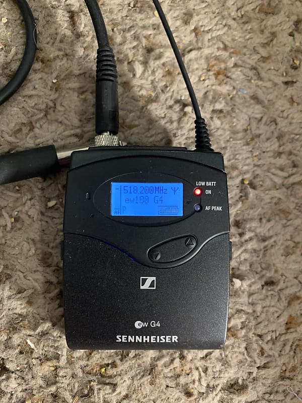 Sennheiser EW100 G4 A 516-558 wireless bodypack microphone | Reverb