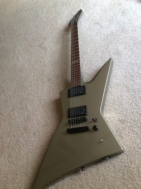 ESP Explorer Silver Sparkle W/ Gig Bag | Reverb