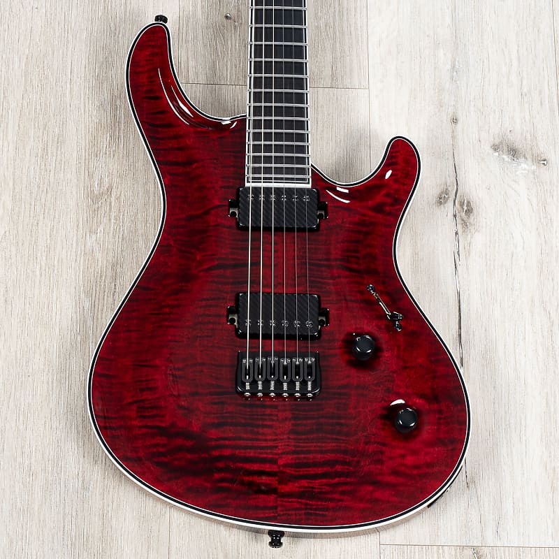 Mayones Regius Core 6 B26.5" Baritone Guitar, Ebony | Reverb