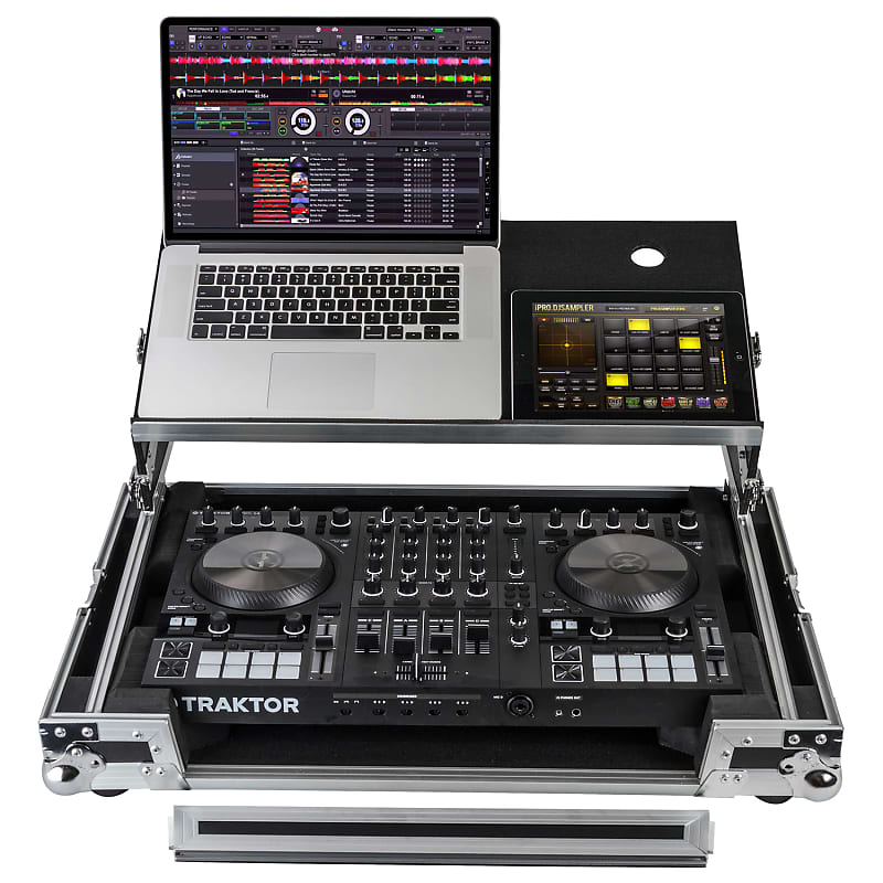 Odyssey FZGSATKS4MK3 Traktor S4 MK3 Flight Case with Angle | Reverb