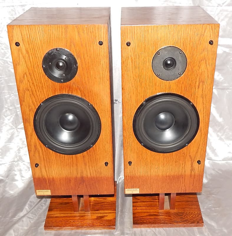 JSE Infinite Slope model .6 vintage speakers with original | Reverb