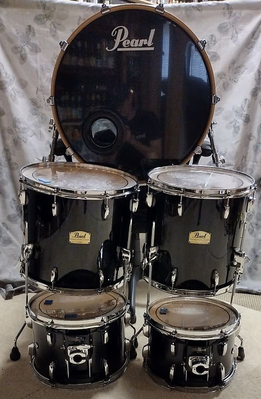 Pearl Session Studio Classic - Black 5pc inc. Stands | Reverb