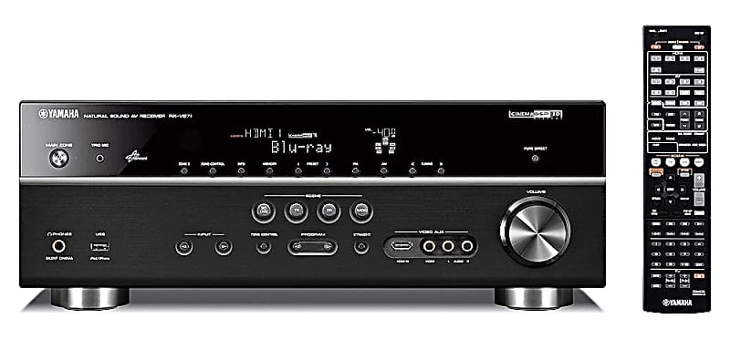 Yamaha RX-V671 7.1 Channel Home Theater Receiver with Remote | Reverb