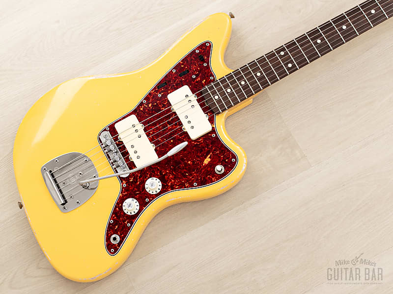 MJT Jazzmaster Partscaster Relic Olympic White w/ Lollar | Reverb