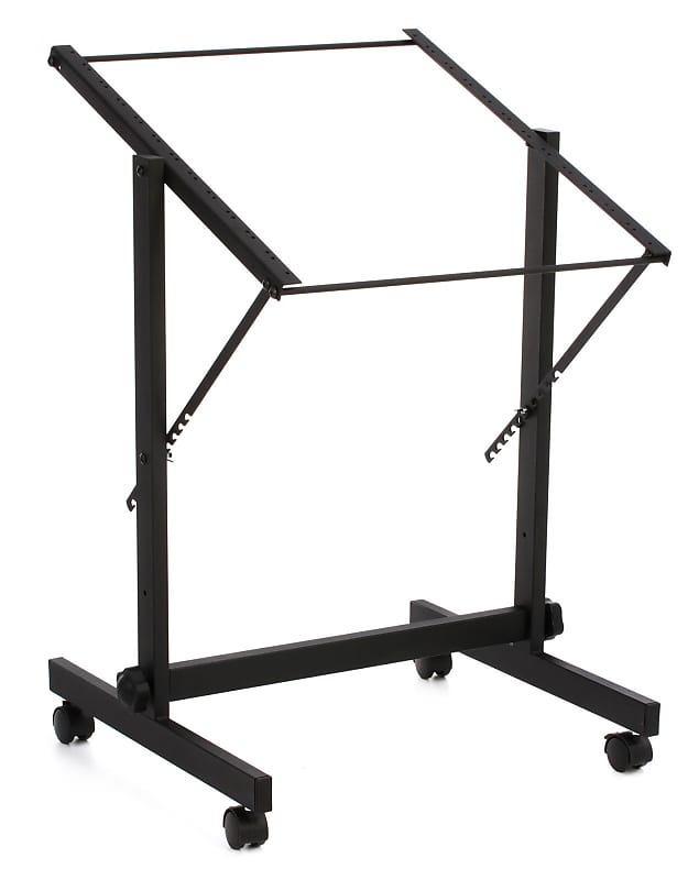 Hosa RMT-152 12U Rolling Studio Rack with Adjustable Tilt | Reverb
