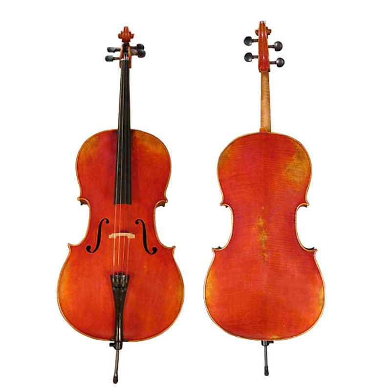 D’Luca Hand-Made French Antique Finish Ebony Cello Outfit, | Reverb