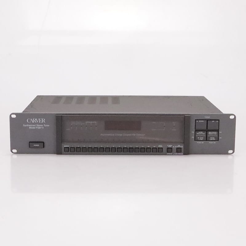 Carver PSB-11 Synthesized Stereo Radio AM/FM Tuner Rackmount | Reverb