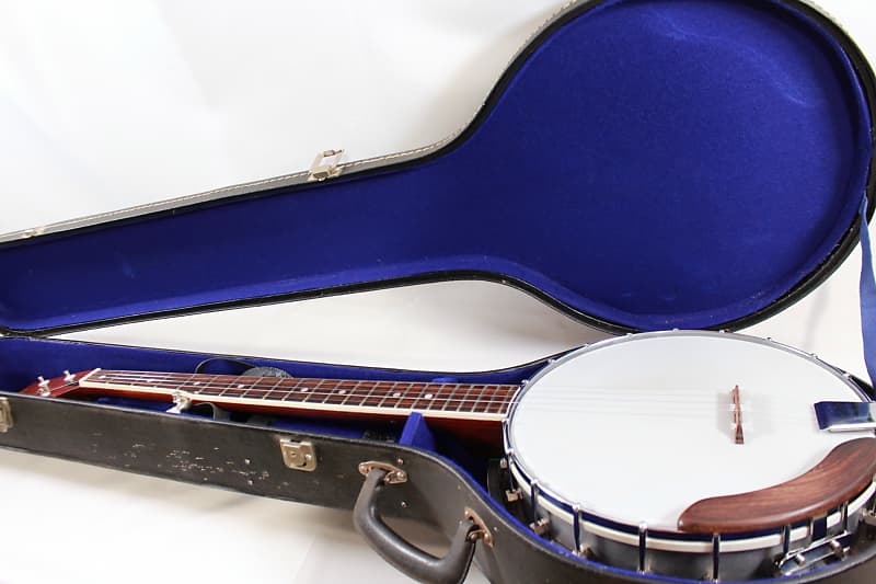 Vintage 1970's Pirles FB-2R 5 String Banjo w/ Case & Strap | Reverb