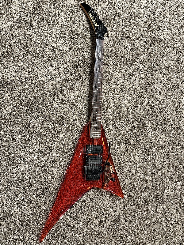 Kramer Vanguard Acrylic Lucite Flying V Randy Rhoads Rare | Reverb