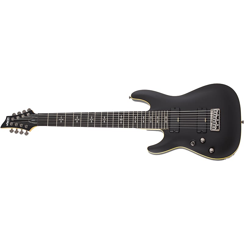 Schecter 3668 Demon-8 LH 8-String Left-Handed Guitar, Wenge, | Reverb