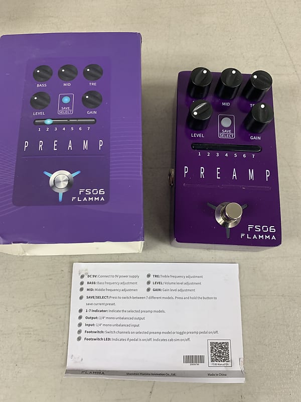 Flamma FS06 Preamp Pedal | Reverb