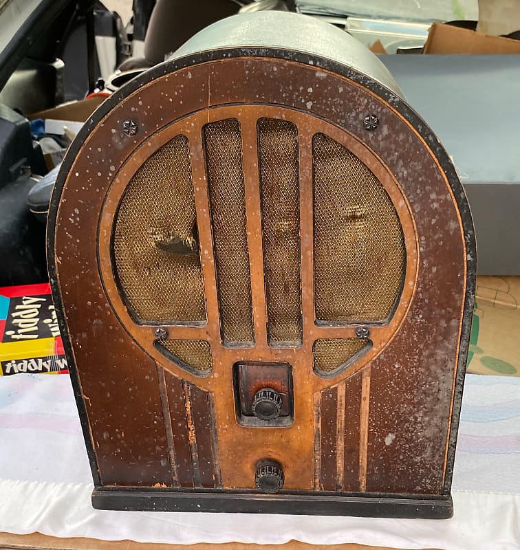 1934 Philco Cathedral 84 Vintage Tube Radio *For Project* | Reverb