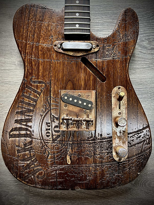 Pistols Crown Barncaster Tele GUITAR BODY ONLY PARTCASTER USA | Reverb