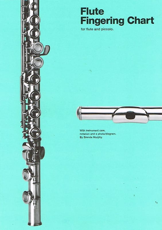 Flute Fingering Chart for Flute and Piccolo (14011341) | Reverb