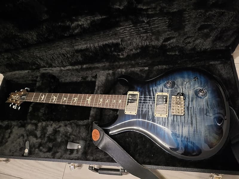 2017 PRS Custom 22 - Custom Faded Whale Blue Smokeburst | Reverb