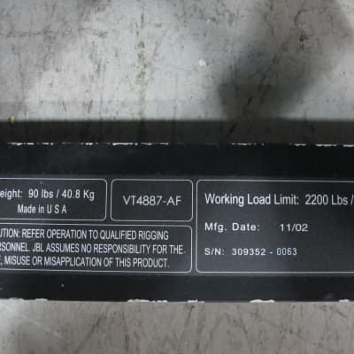 JBL VT4887-AF Rigging Frames | Reverb