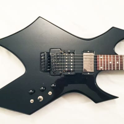 B.C. Rich Warlock Widow Platinum -2002 MIK Black. Upgraded. | Reverb