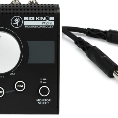 Mackie Big Knob Passive 2x2 Studio Monitor Controller Bundle | Reverb