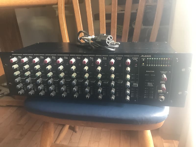 Alesis Studio 12R Rackmount 12-Channel Mixer 2000s - Black | Reverb
