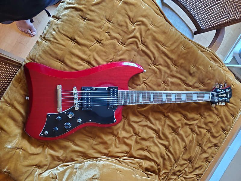 DeArmond Sevenstar Early 2000 - Transparent Red | Reverb