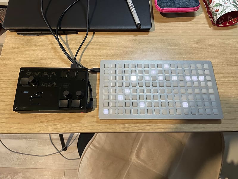 Monome DenkiOto Norns Shield XL + Monome 128 Grid | Reverb